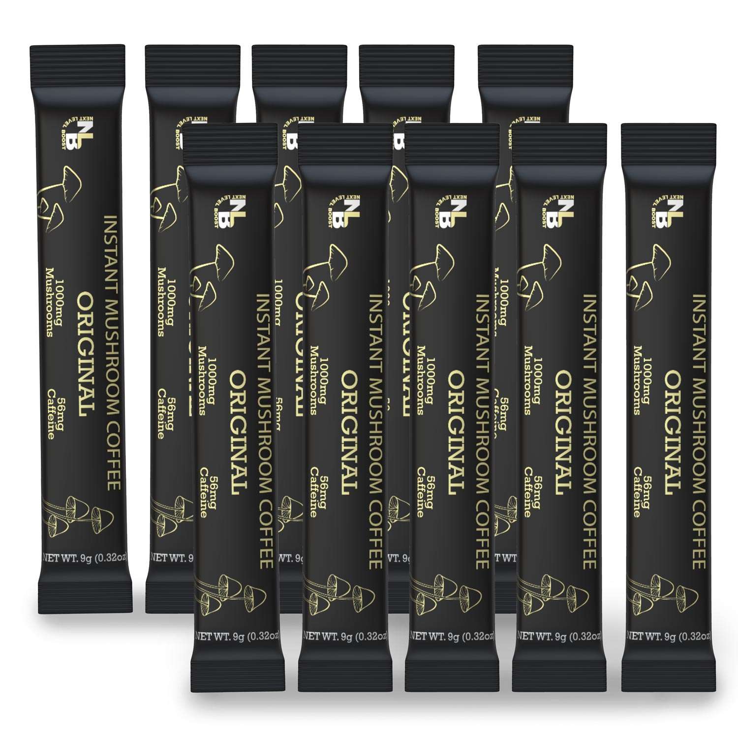 Original Instant Mushroom Coffee - 10 Stick Packs – Next Level Boost